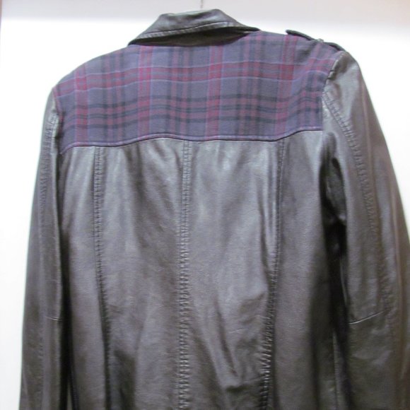 Ruff Hewn | Jackets & Coats | Ruff Hewn Brown Faux Leather Motorcycle ...